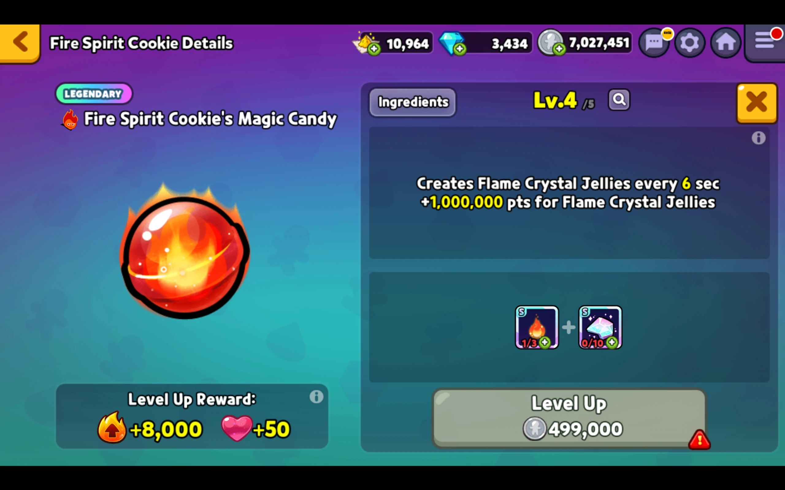Upgrading legendary magic candy in ob is so painful now | Fandom