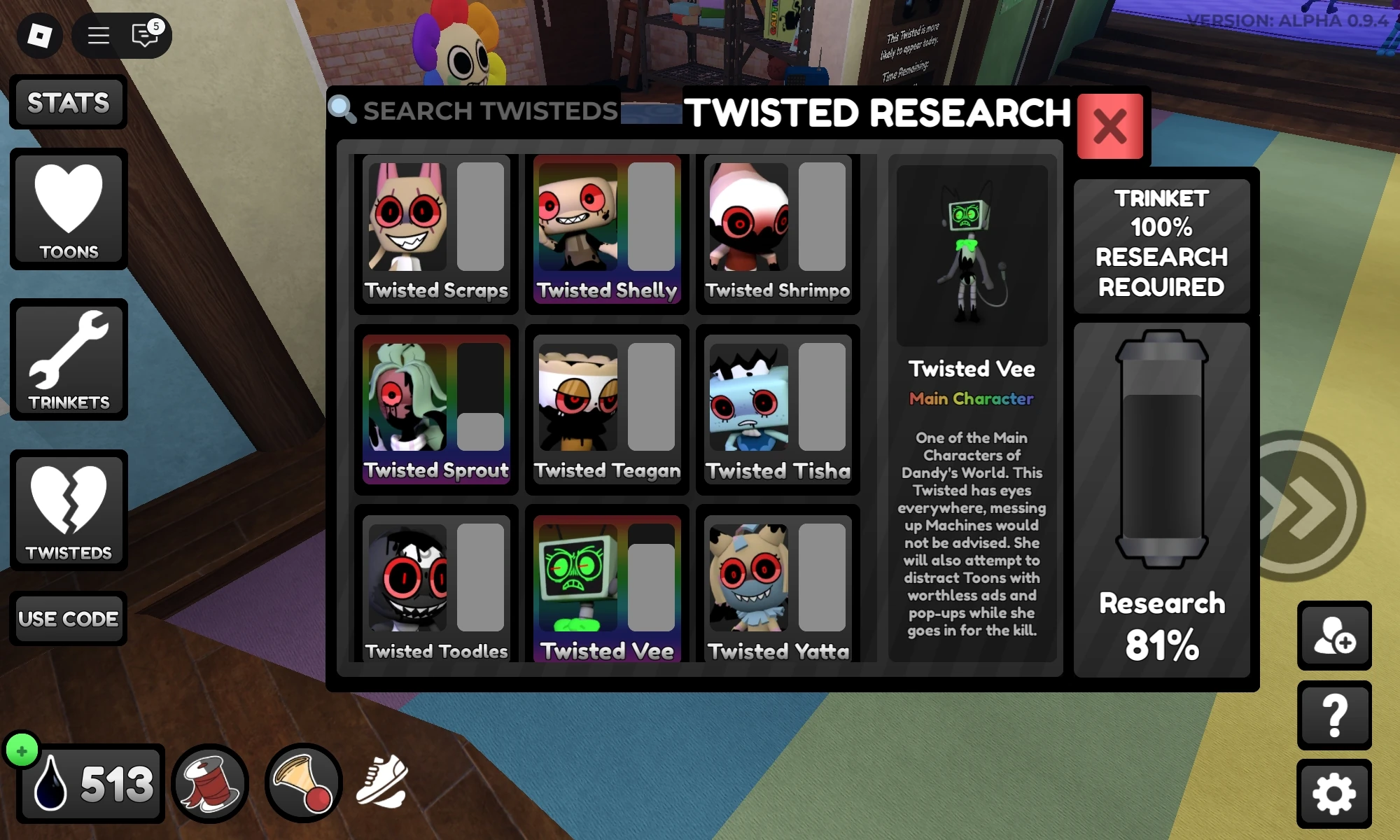 Only 2 more encounters of vee as rodger to get her research done ...