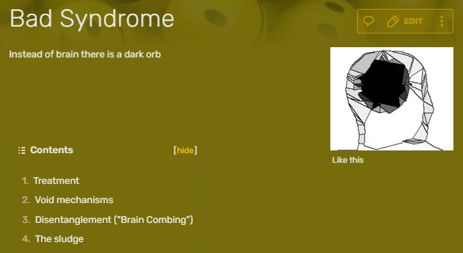 bad syndrome is now a page | Fandom