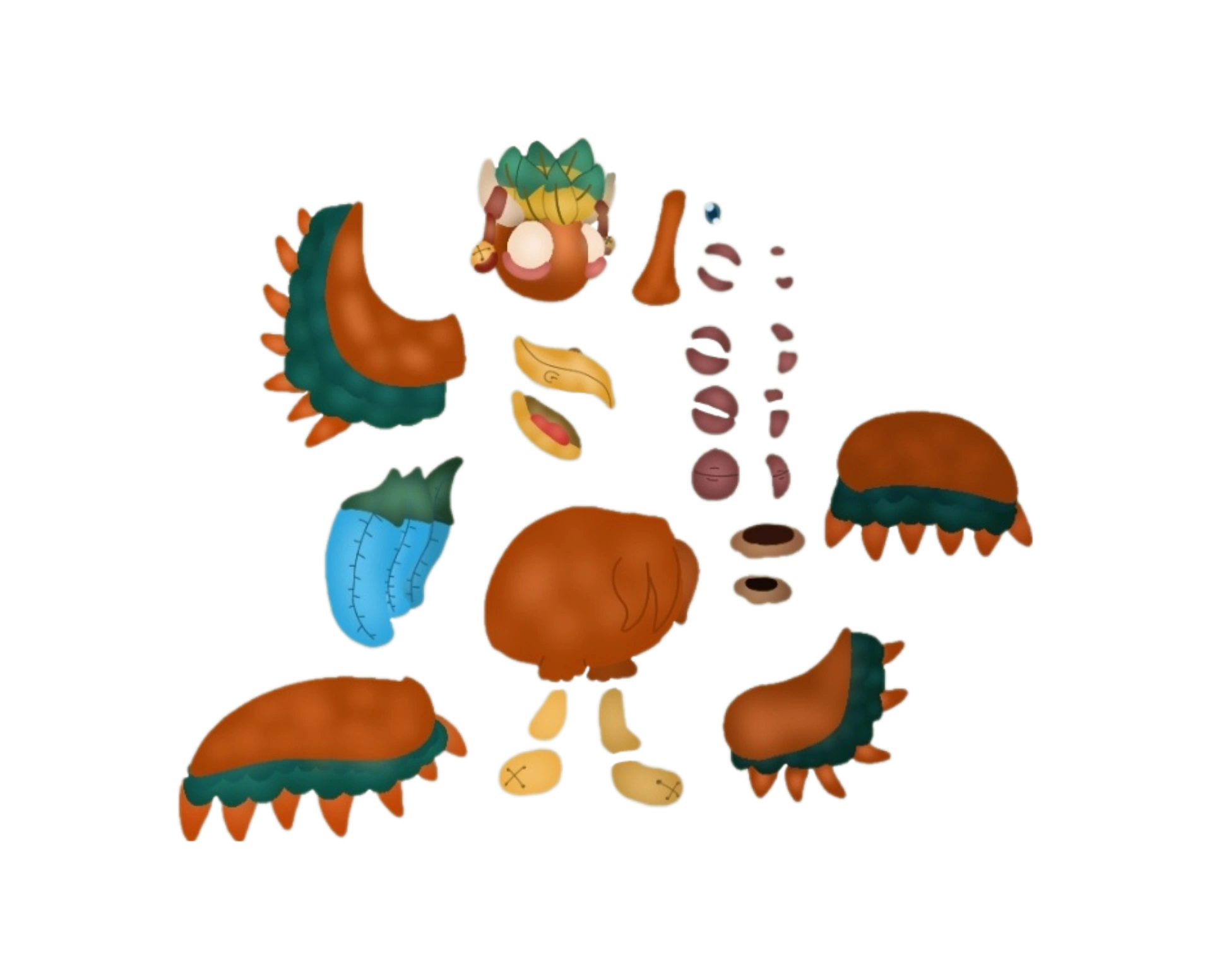 Making sprites for: island skin monsters | Fandom