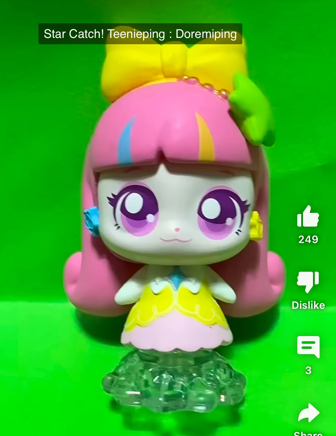 Doremiping figure in green background | Fandom