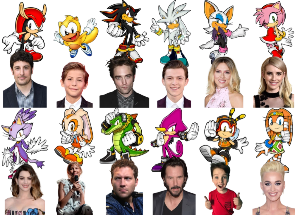 Other Ideas For Sonic Movie Cast If Other Characters Make It In | Fandom