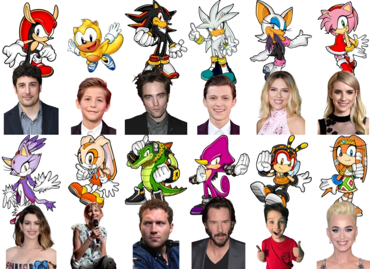Other Ideas For Sonic Movie Cast If Other Characters Make It In | Fandom