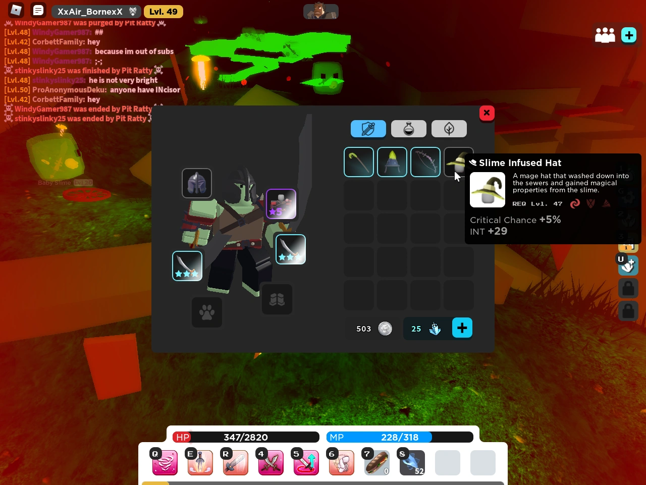 should i save this slime infused for my future warlock save or should i ...