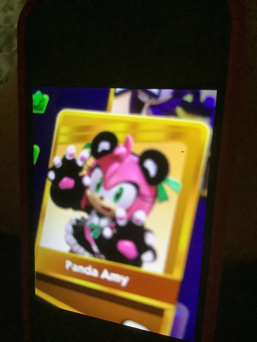 I got a panda Amy rose in sonic dash! | Fandom
