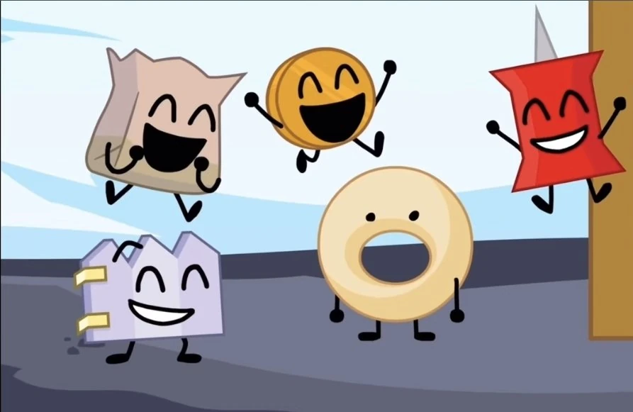 A simple TPOT screenshot just featuring Pin, Coiny, and Donut | Fandom