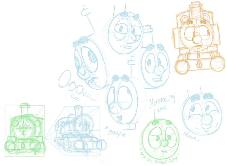 Thomas Face Sketches | Fandom