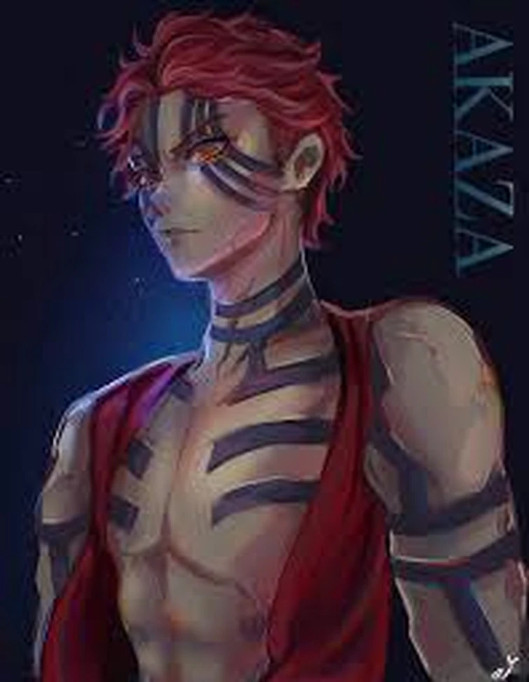 I found a (semi-realistic?) fanart of Akaza | Fandom