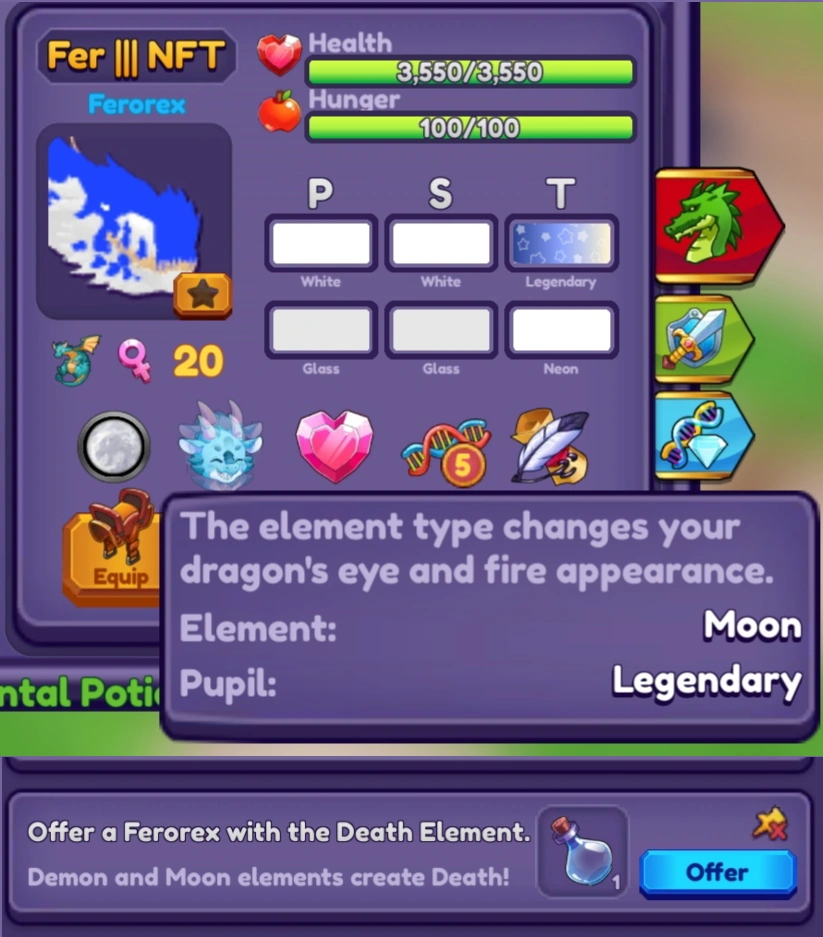 Looking ferorex with demon / death element | Fandom