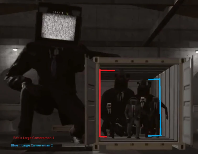 2 Large Cameramen size comparison | Fandom