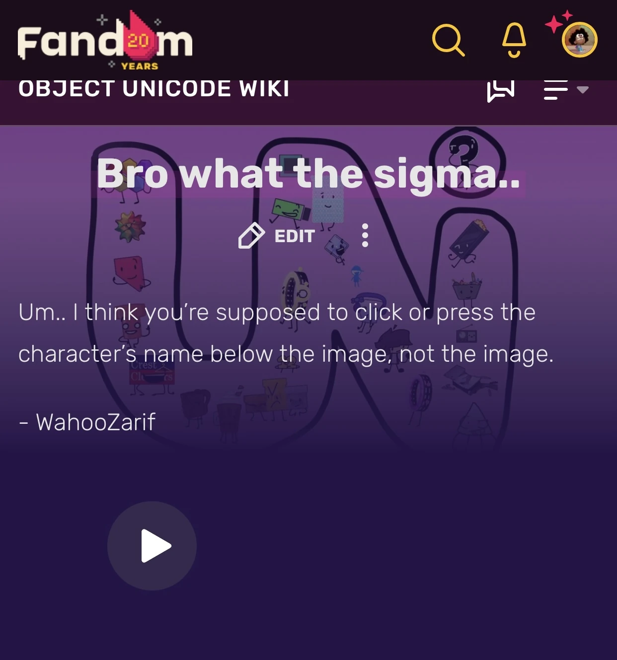 Do we need this page | Fandom