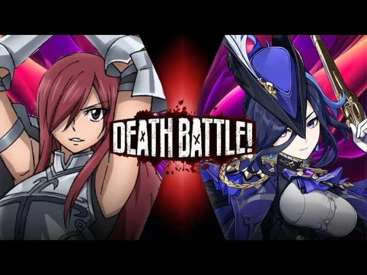 Erza Scarlet VS Clorinde (Fairy Tail VS Genshin Impact) | YOUTUBE_FAN ...