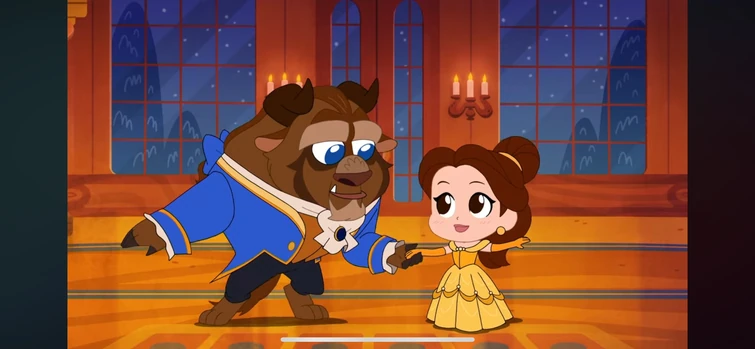 Chibi belle and beast | Fandom