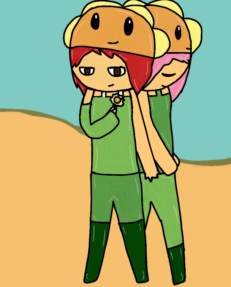 Twin Sunflower as Humans | Fandom
