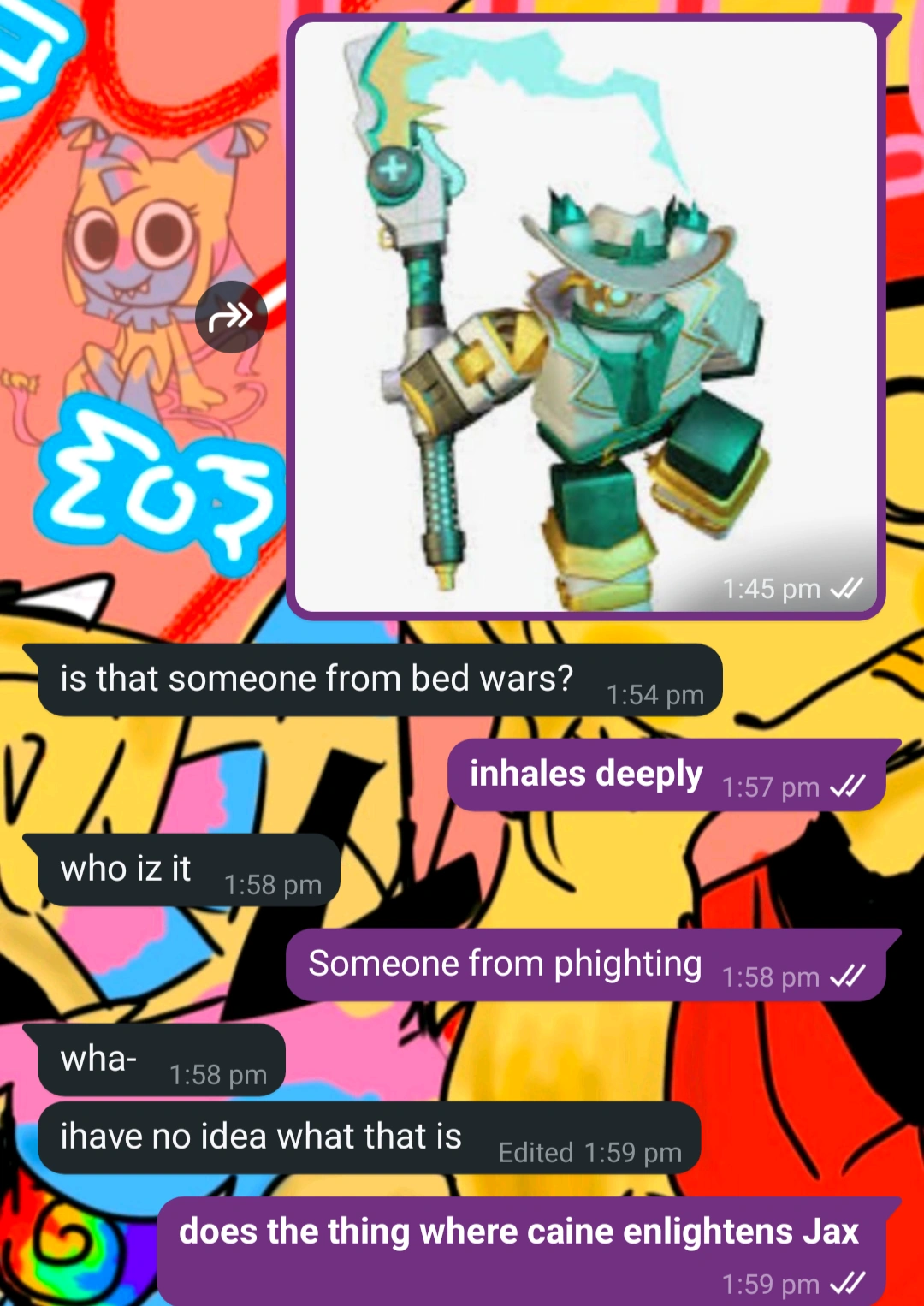 Now I gotta type phighting lore out >:c | Fandom