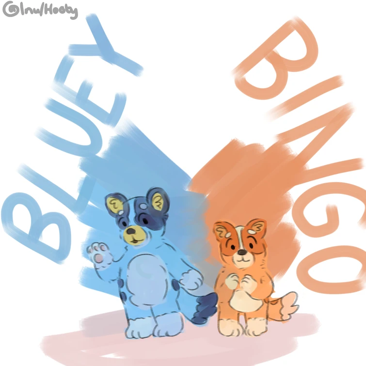 Bluey and Bingo Fanart (by me) | Fandom