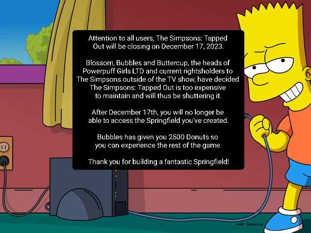 Tapped Out is shutting down, on THE WORST CHOSEN DAY POSSIBLE FOR THE ...