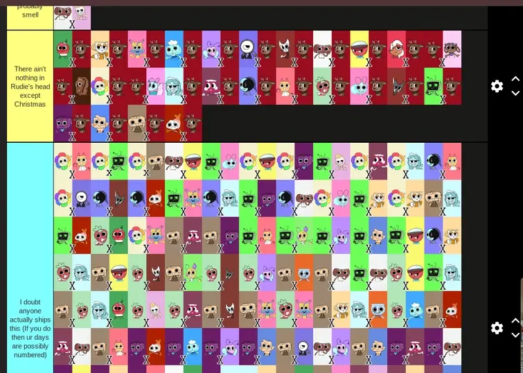 Ranking Dw ships half done edition | Fandom