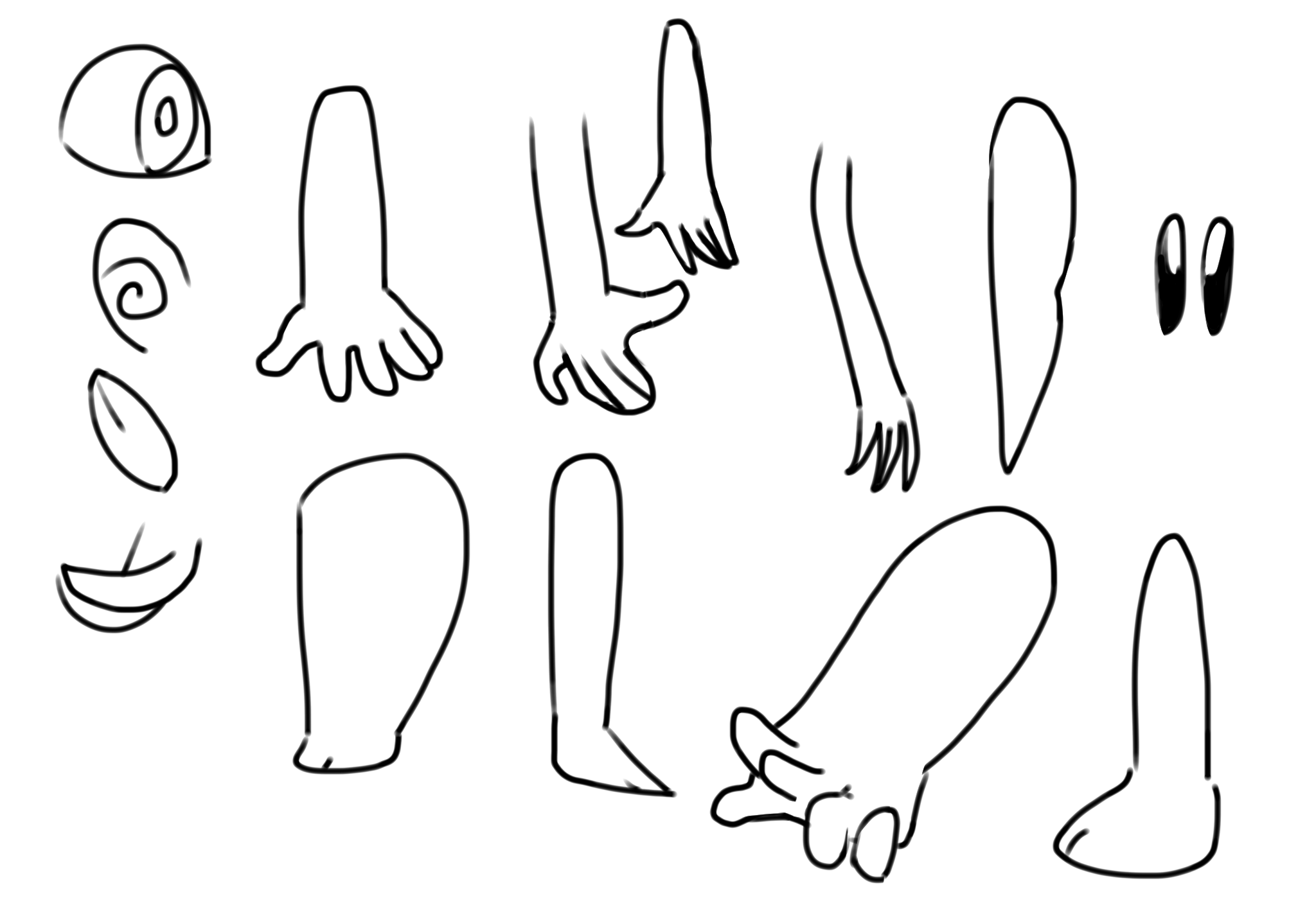 Eyes, ears, and limbs practice | Fandom Eyes, ears, and limbs practice | Fandom