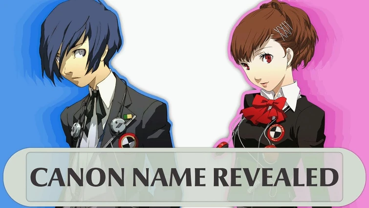 Makoto Yuki and Kotone Shiomi are the names used in P3P's rerelease ...