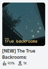 I can't believe that the modern version of The True Backrooms got 1K ...