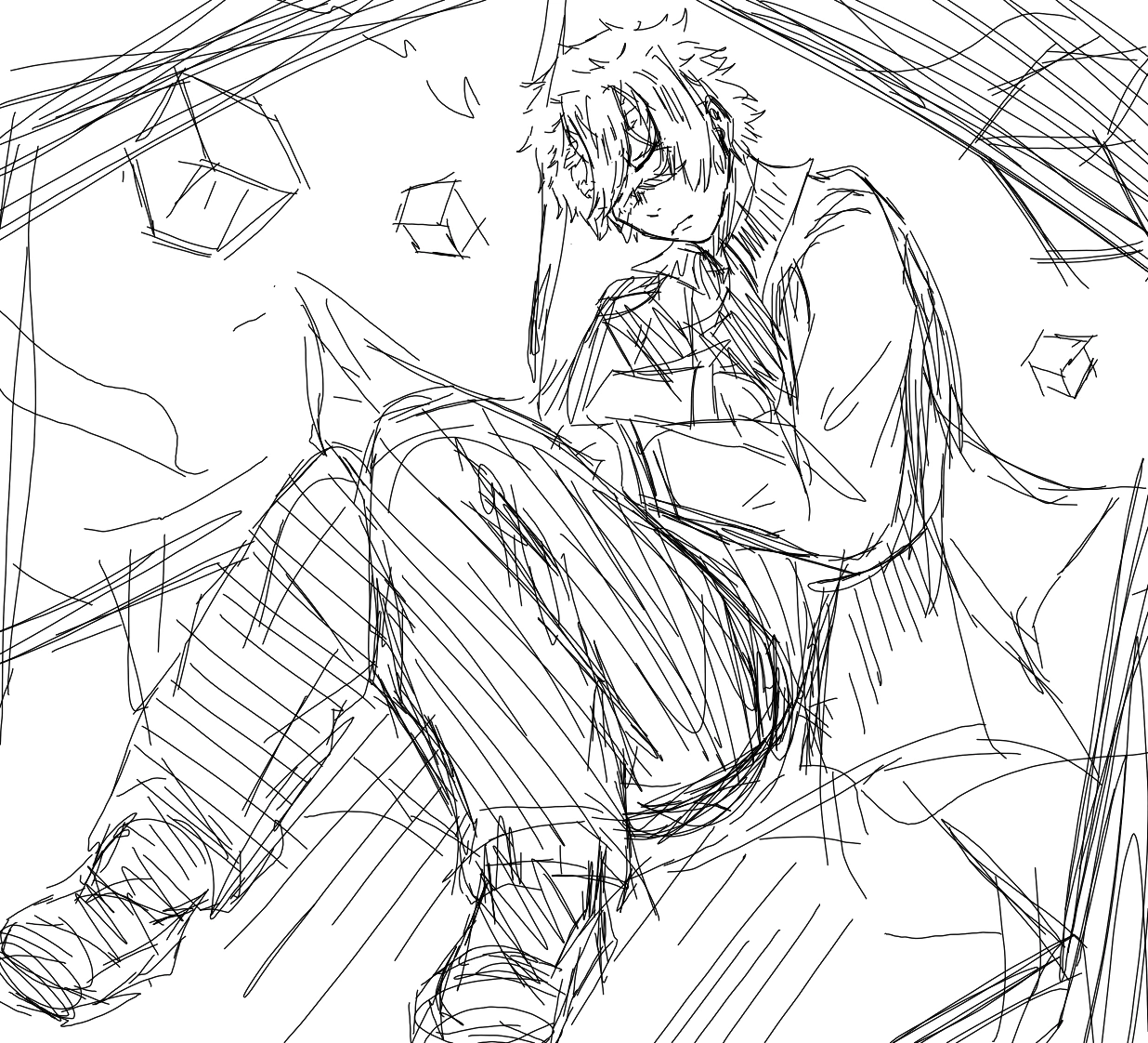 Just a Quick Little Sanemi Sketch. | Fandom