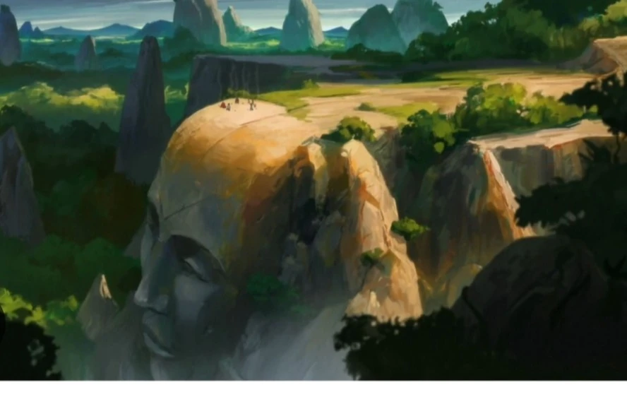 Have you noticed Aang's head here? | Fandom