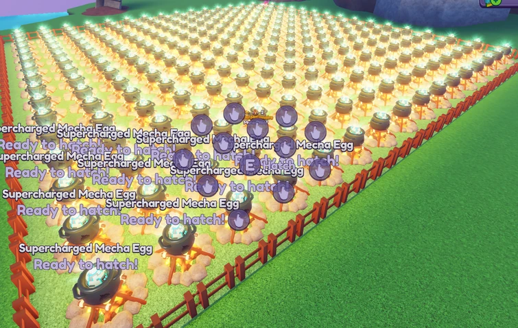 No one probably cares but anyone want a ping for this mass hatching? (255 Supercharged Mecha ...