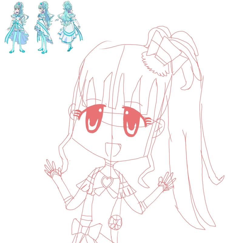 Cure Lillian sketch one year later! | Fandom