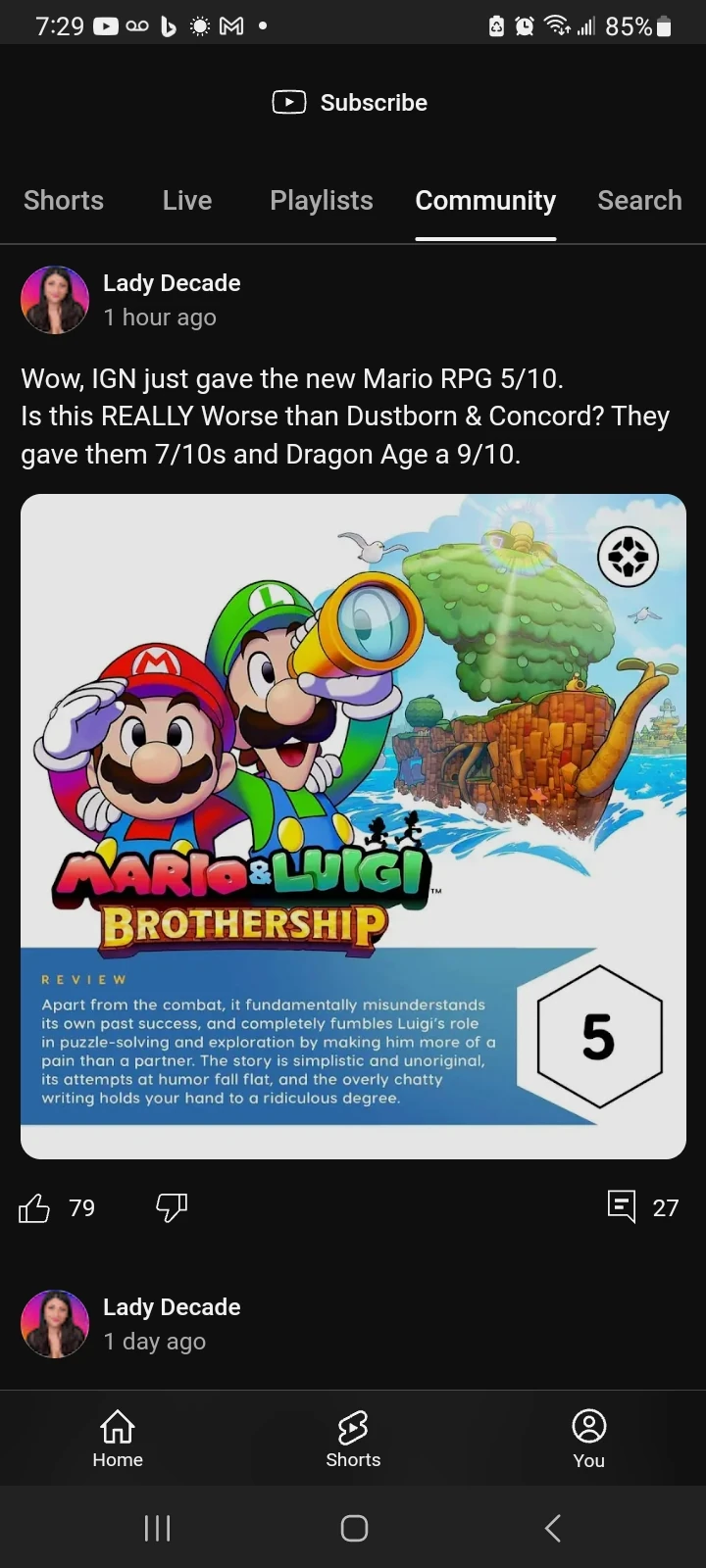 So ign give mario and luigi brothership.... | Fandom