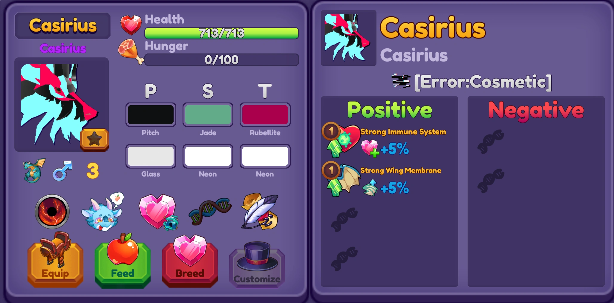 Trading an Error Cosmetic Casirius! | Fandom