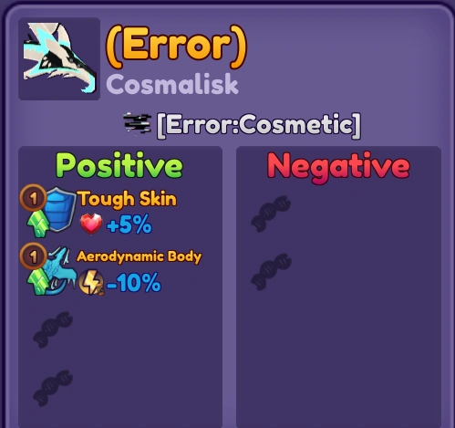 TRADING/SELLING ERROR COSMETIC COSMA | Fandom