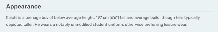 Koichi Height | Fandom