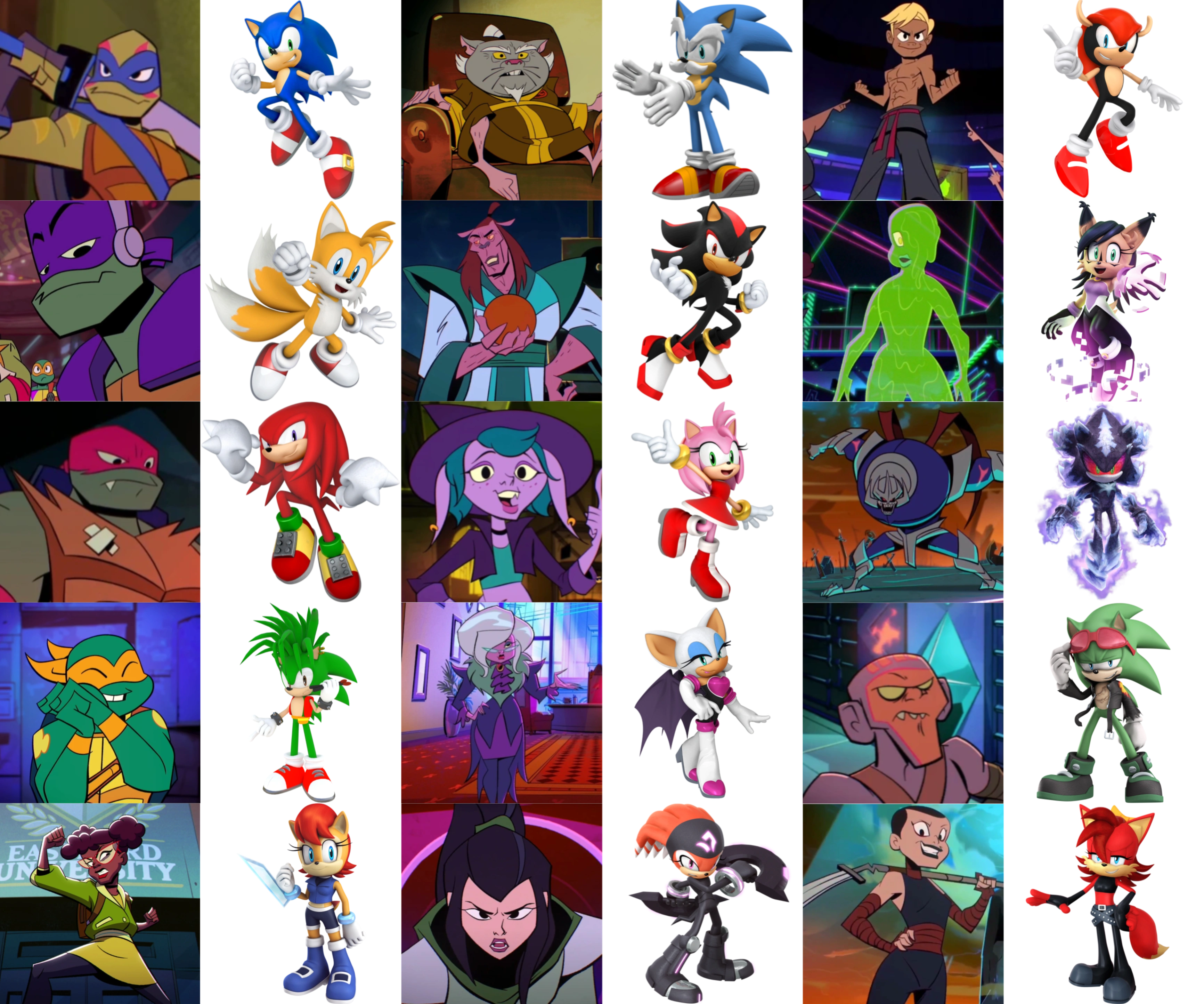 Sonic characters as Rise of the TMNT characters | Fandom