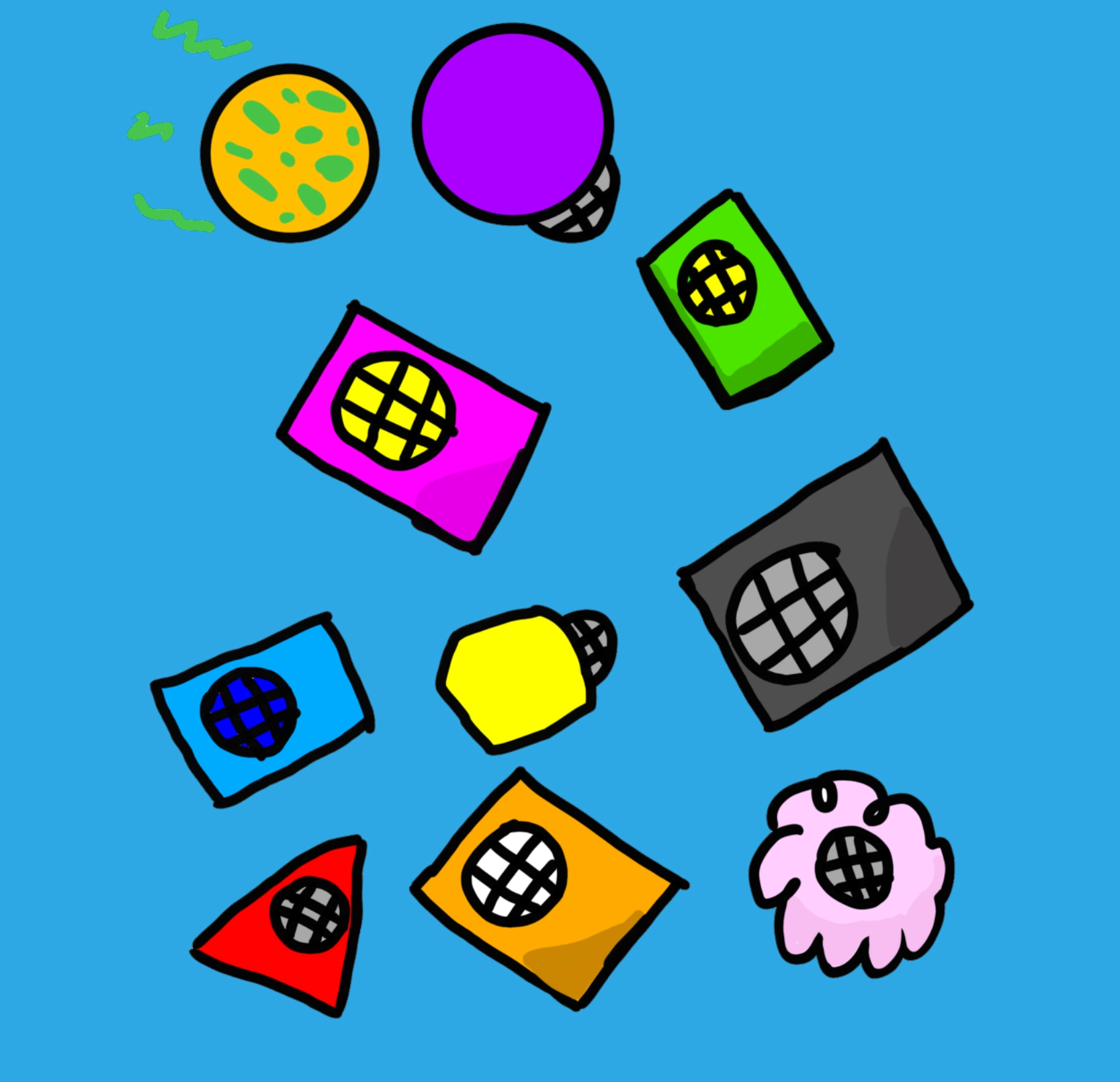 Did a couple doodles of the speaker boxes! +cheese orb | Fandom