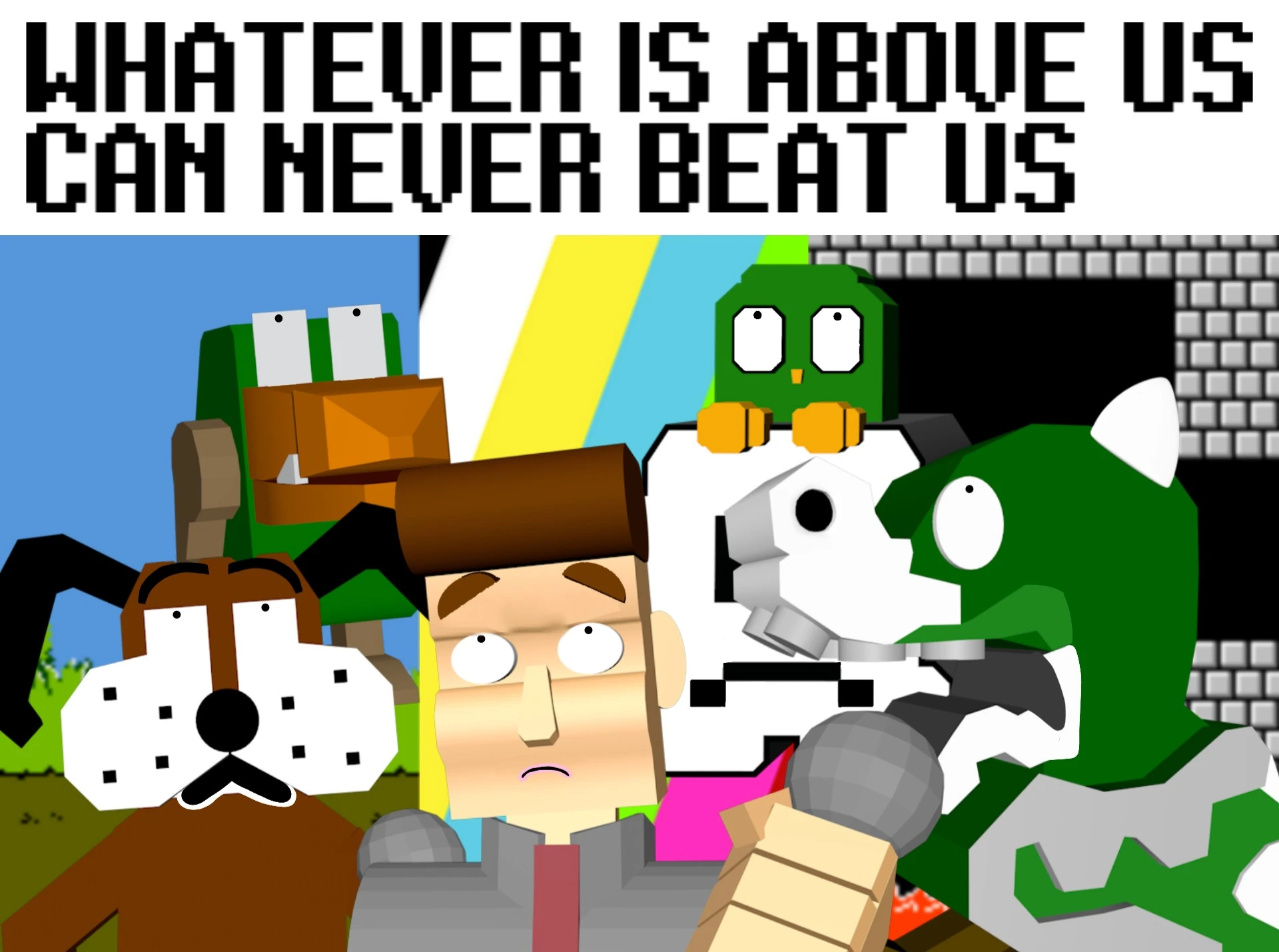 Unrelated but "Above Me/Us" meme. | Fandom