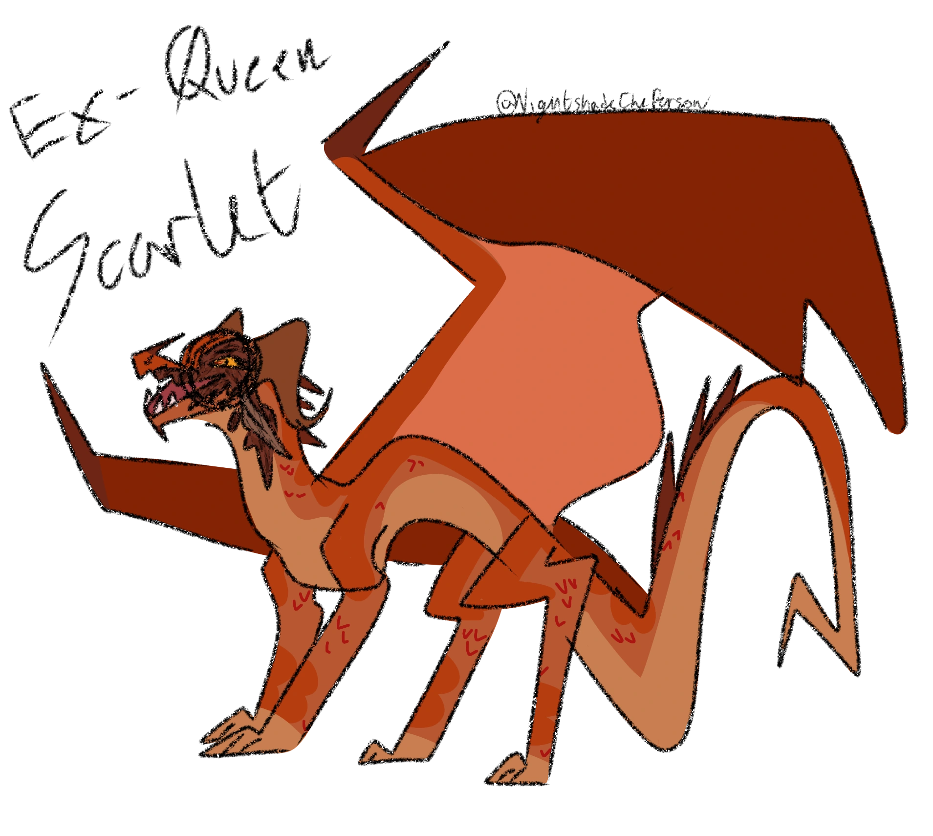 Canon Character Refs Day 30, Ex-Queen Scarlet | Fandom