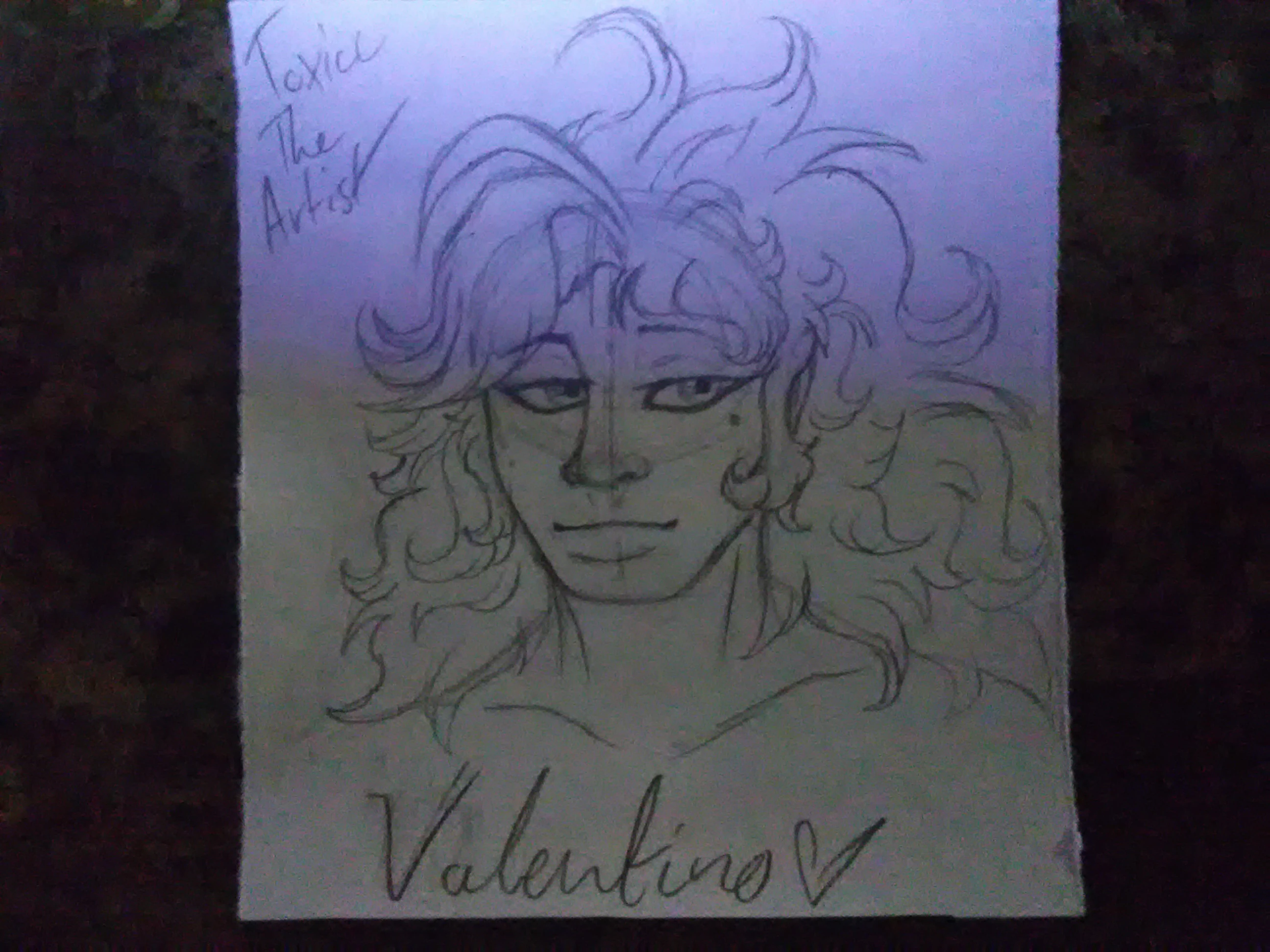 Not his Ref sheet, but... Human Valentino💖💖💖💖 (TRADITIONAL SKETCH ...