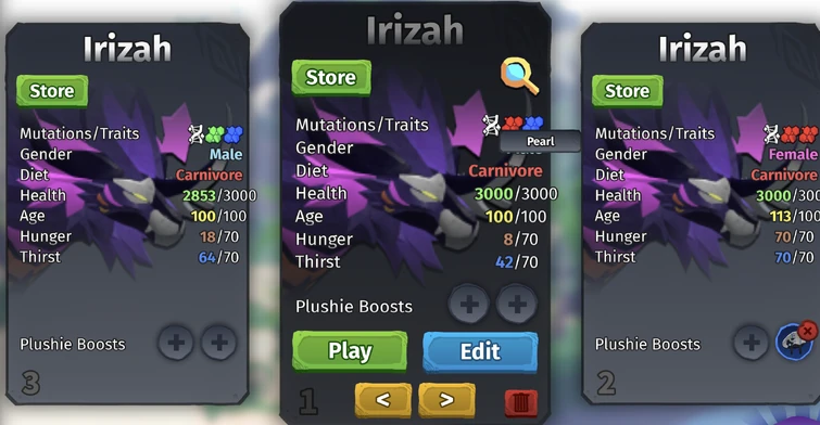 selling pearl mut irizah's | Fandom