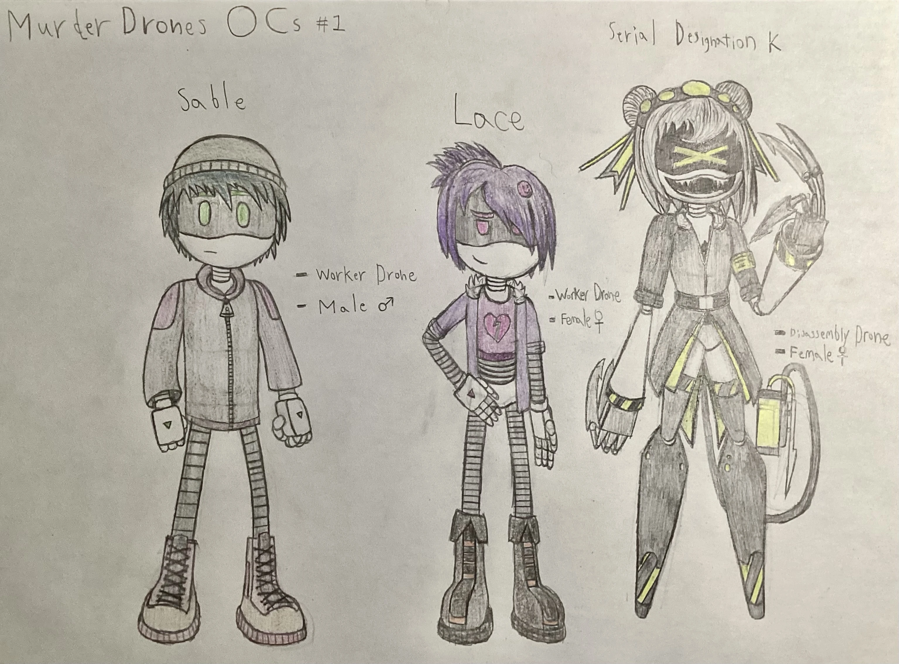 My Murder Drones OCs | Fandom
