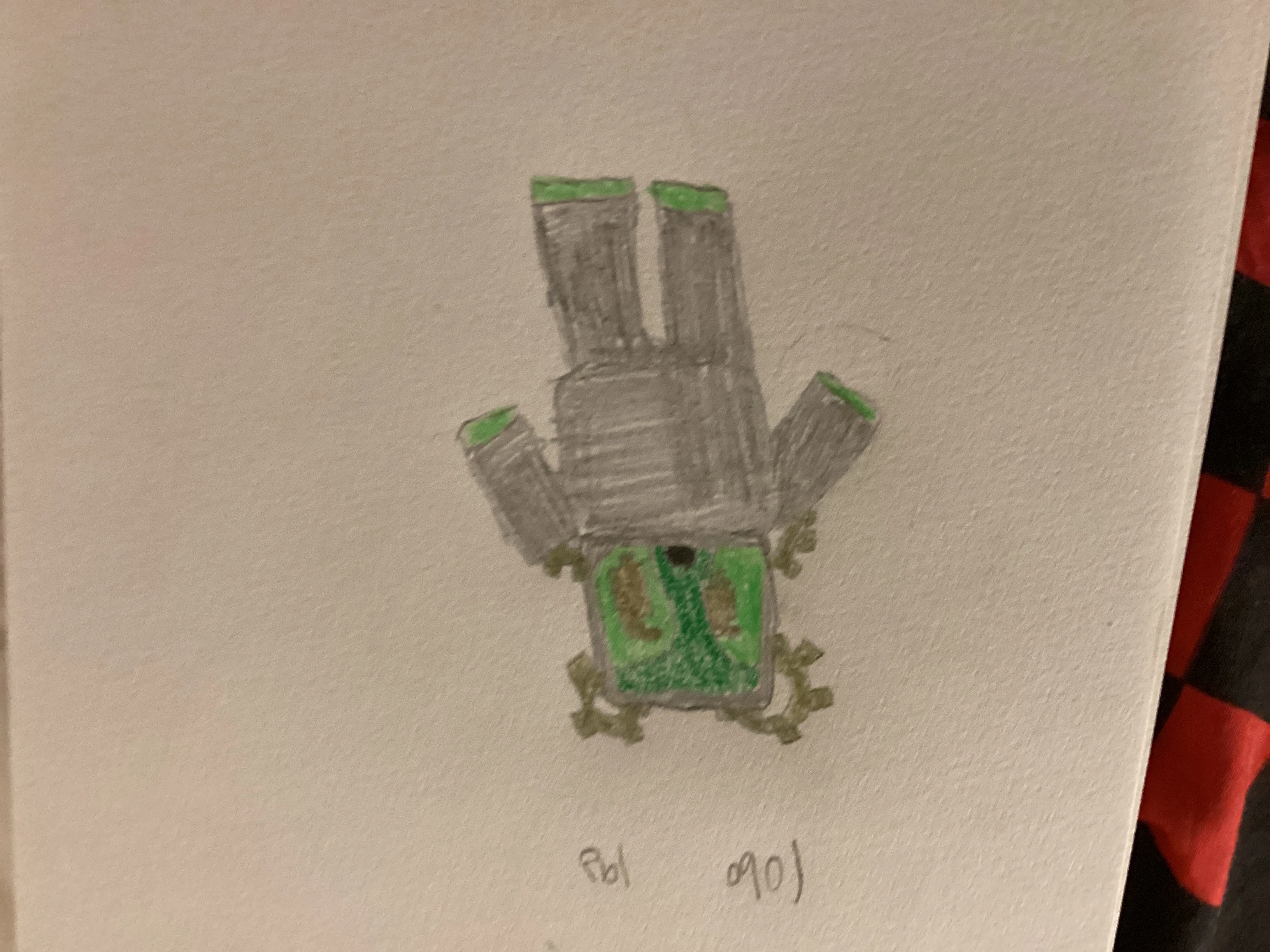 I made robo cub buddy, (note, sorry if he is upside down, let’s just ...