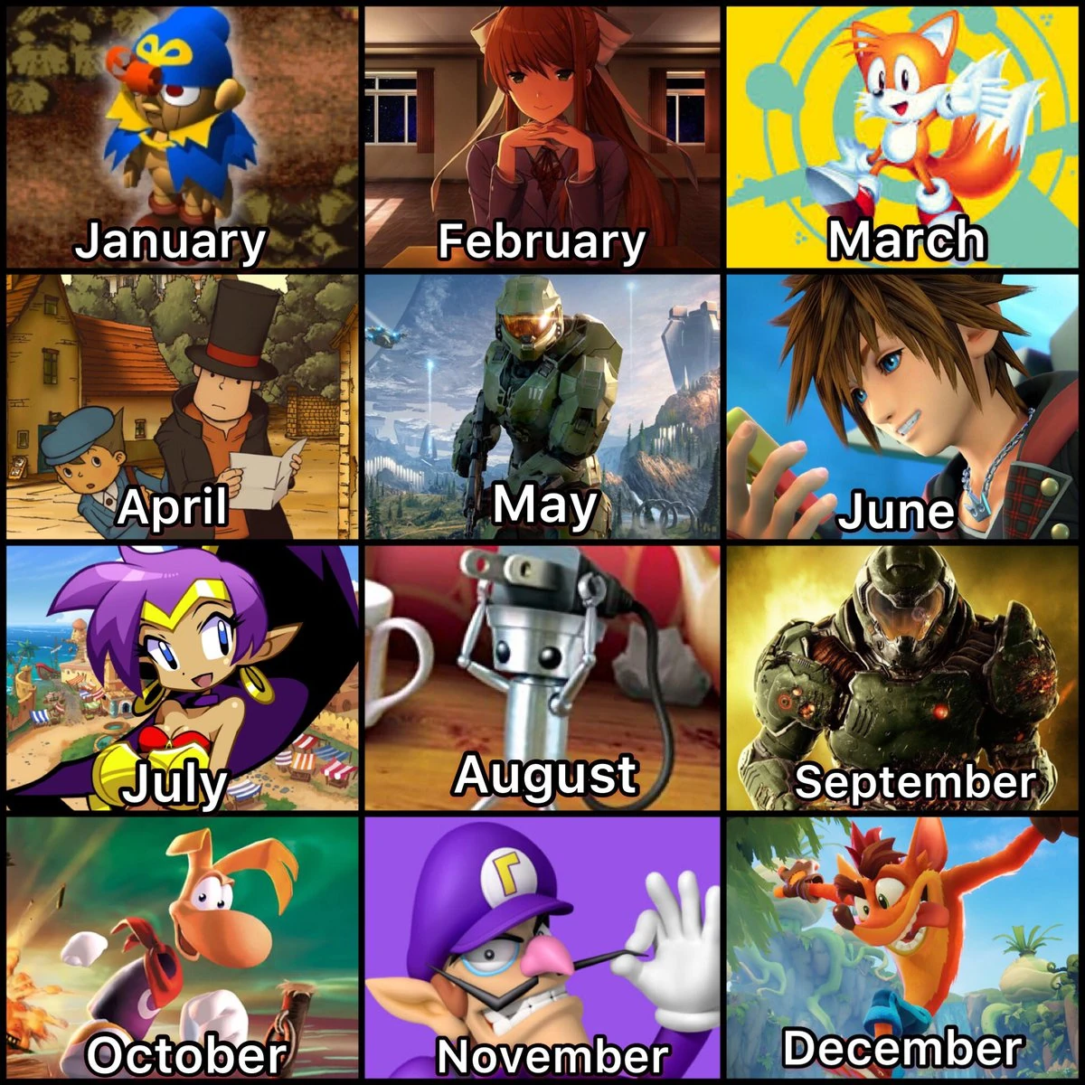 Your birth month is which character you get to beat up. Why do i do ...