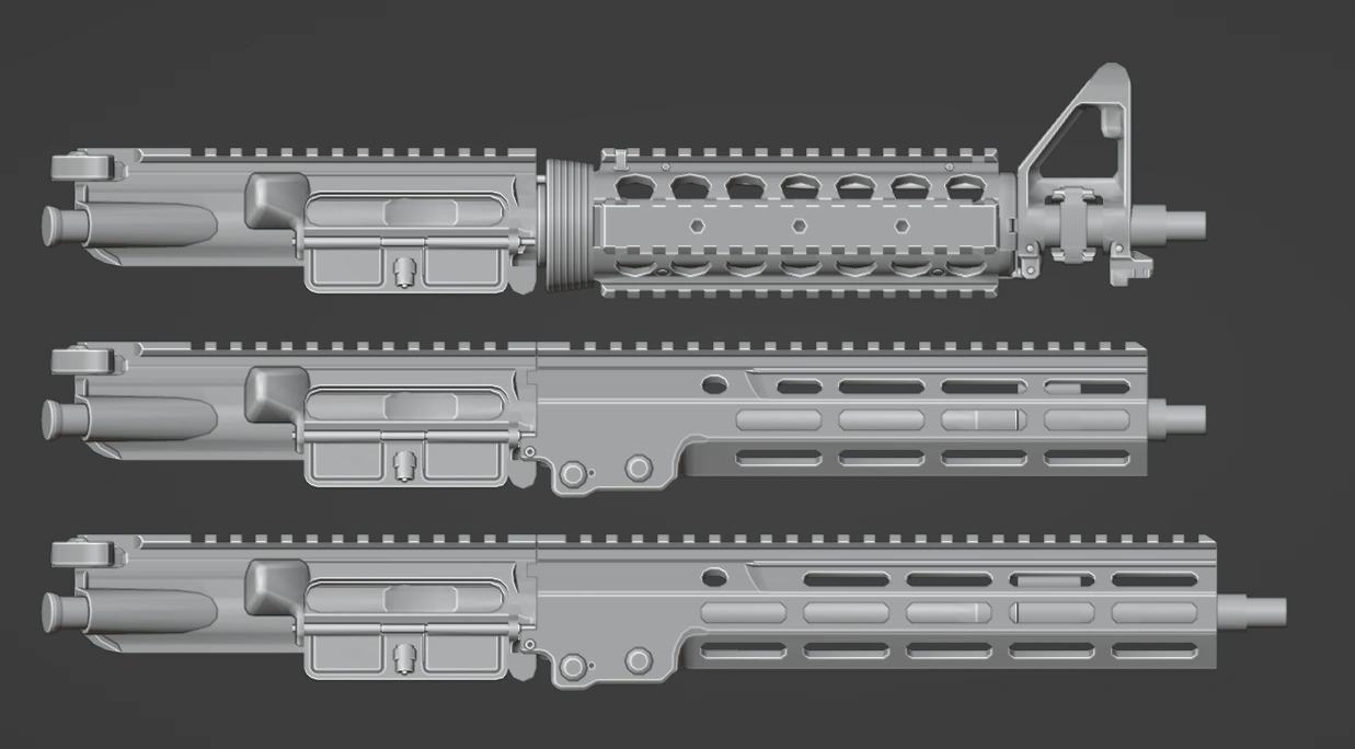 Remodeled Mk 18 uppers | Fandom