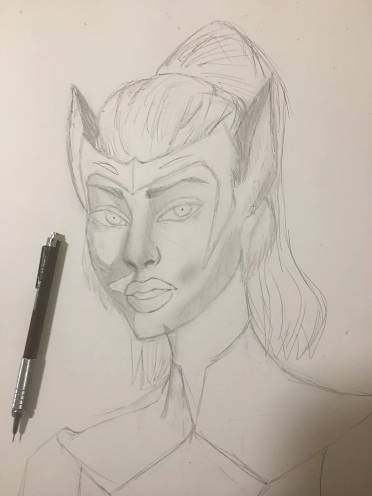 FINALLY FINSHED MY CATRA drawing sorta mostly just the outline | Fandom