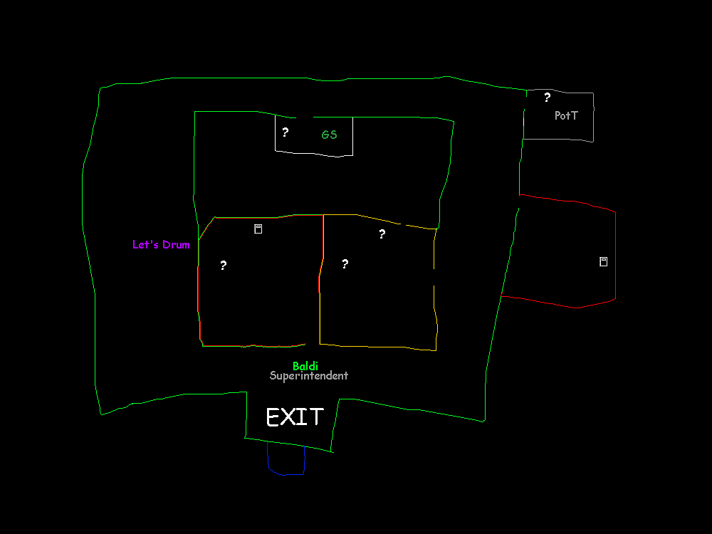 Baldi's Basics the Extreme Decompile Floor 1-2 Layout leak | Fandom