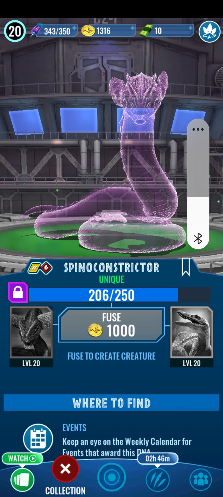 My latest unique hybrid project in Jurassic World Alive | Fandom