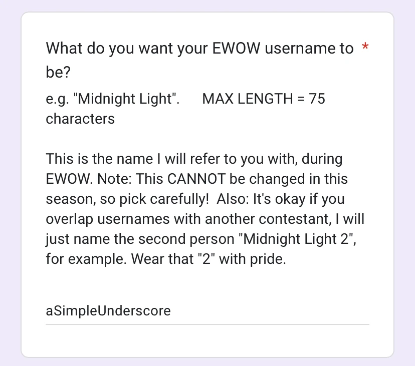 signing up 4 EWOW | Fandom