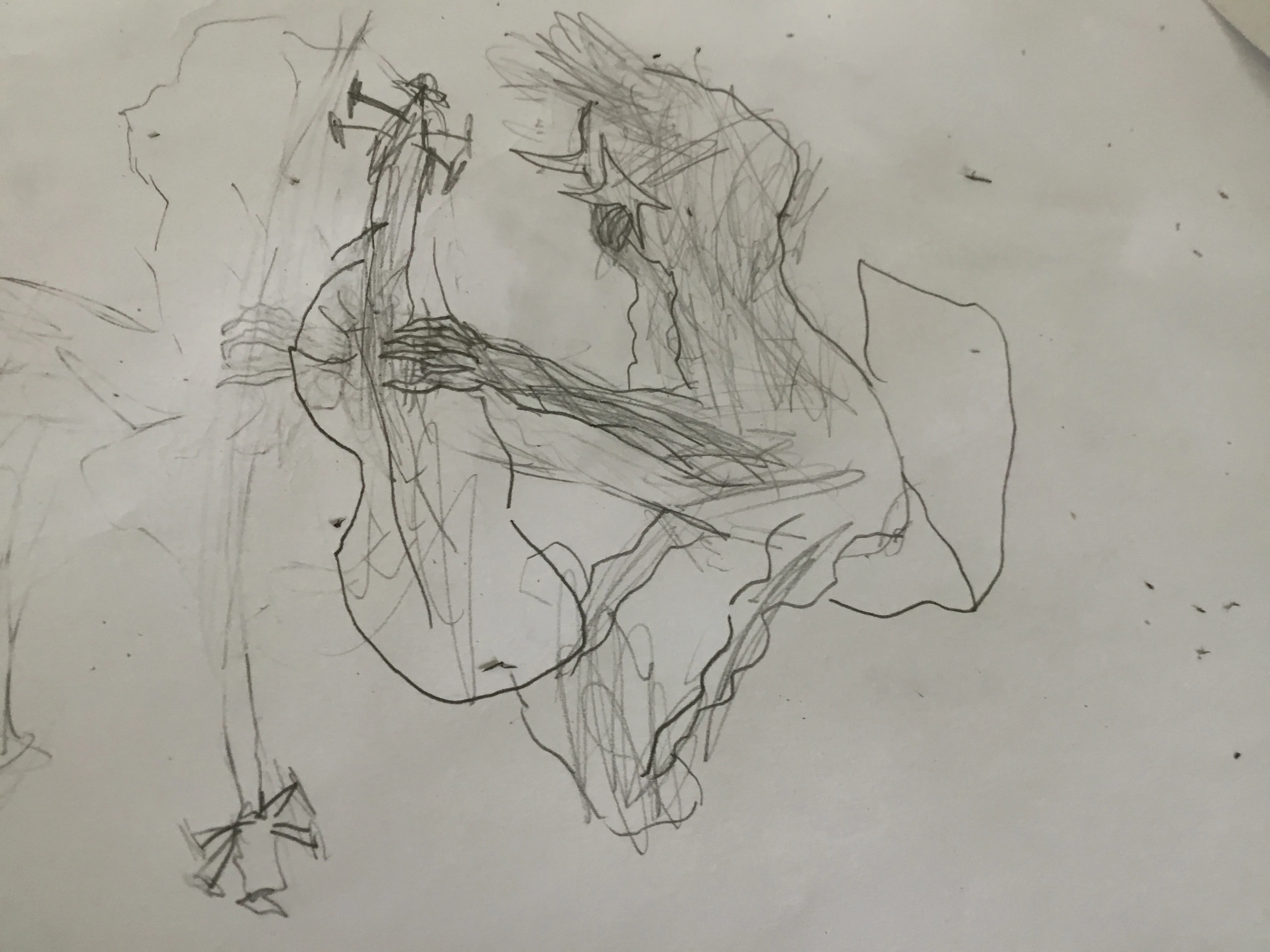 Bad drawing of the dank hole cellist | Fandom