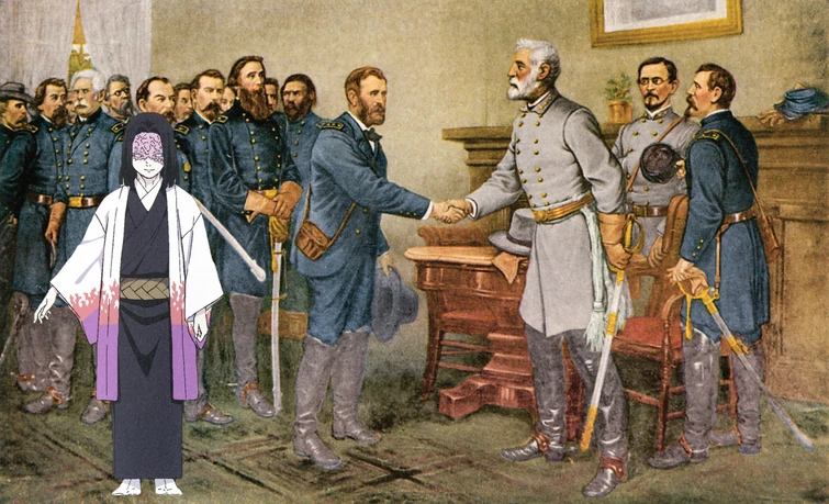 Kagaya sees Robert Edward Lee surrender. | Fandom