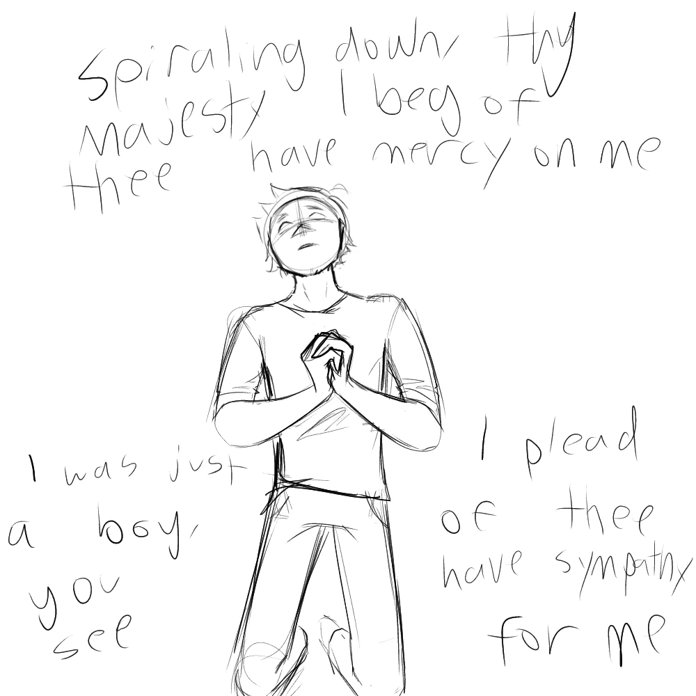 Was going to draw Peter but realised I have no clue what he looks like ...